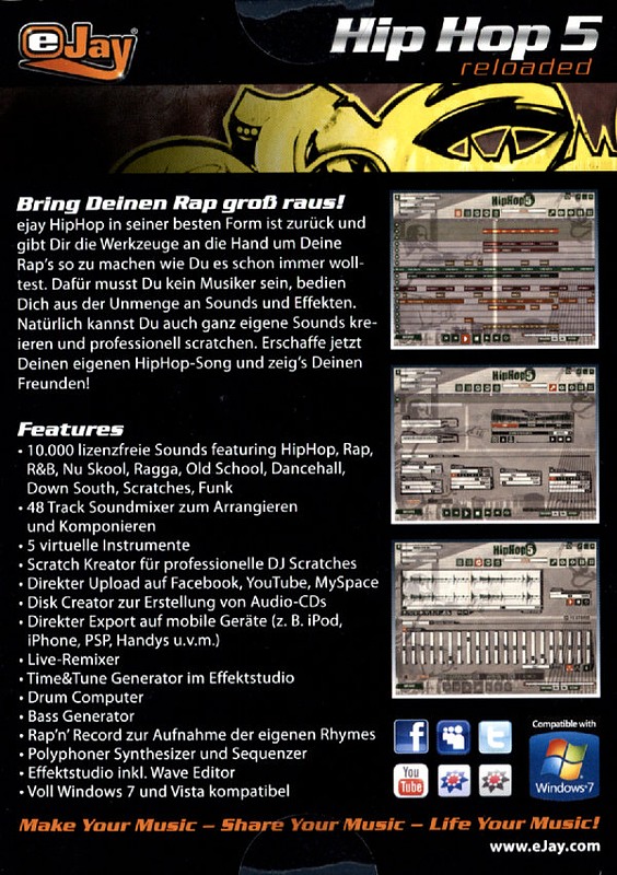 eJay Hip Hop 5 Reloaded | XJUGGLER PC Shop